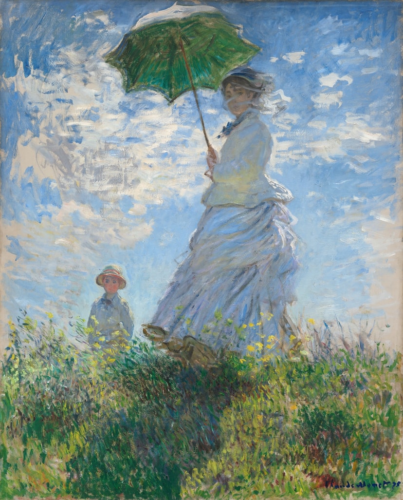 Woman with a Parasol by Claude Monet — Meaning & Importance